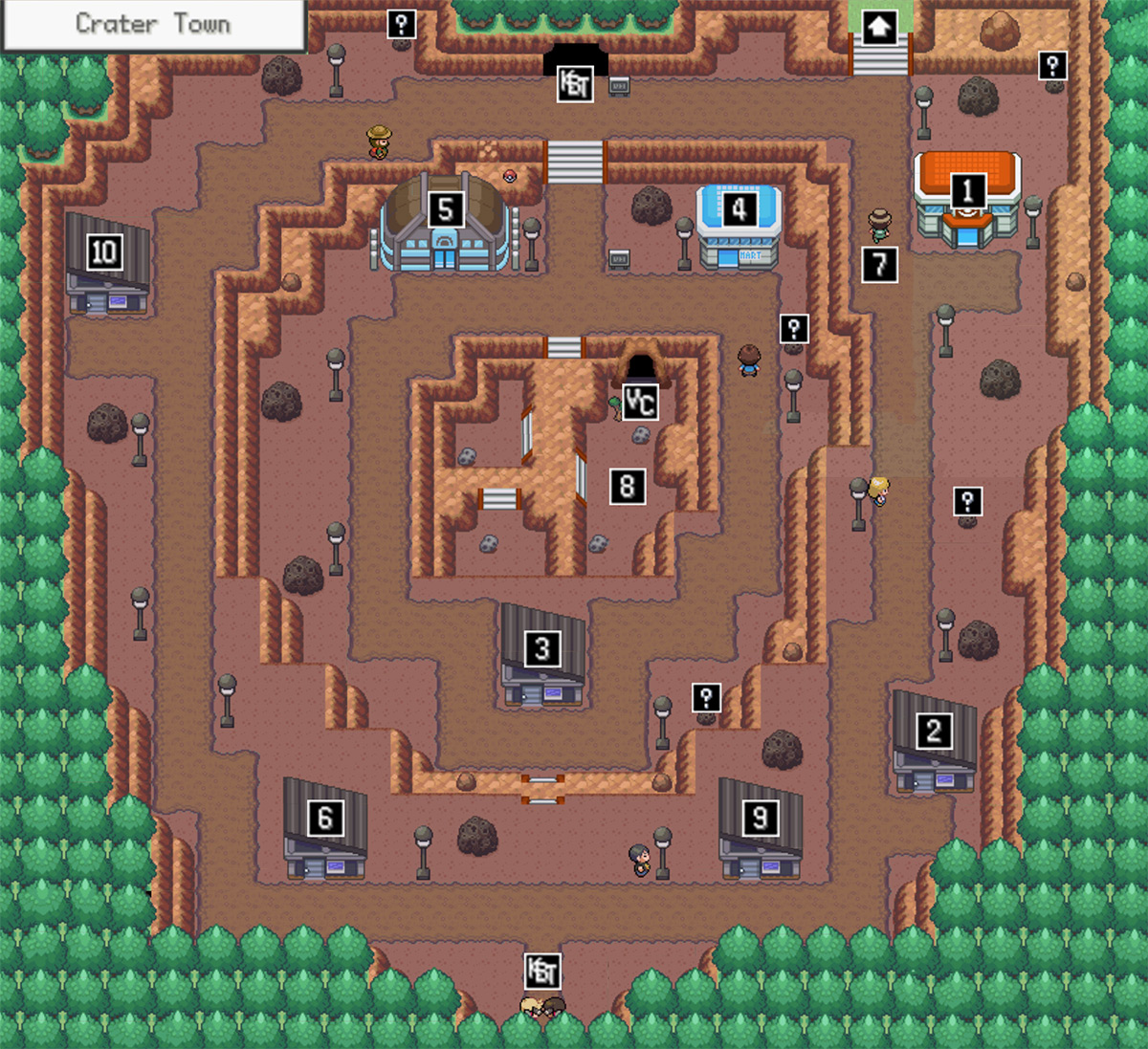 Crater Town (Location) - Pokémon Unbound Wiki