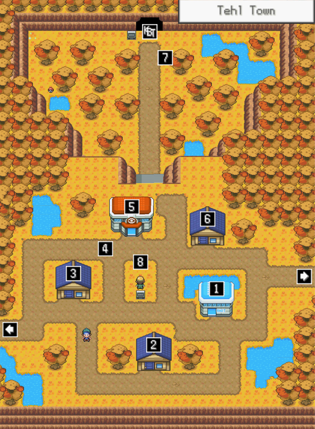 Tehl Town/Underground Pass (Location) - Pokémon Unbound Wiki